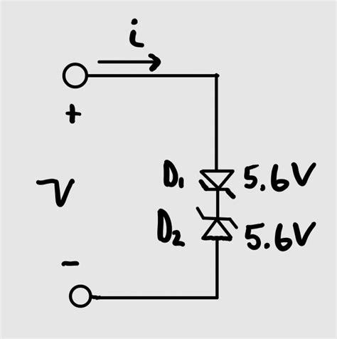 Solved In Figure The Diode Functioning As A Zener Diode Solved In Figure The Diode Functioning As A Zener Diode