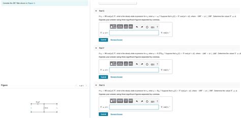 solved consider the rc filter shown in figure 1 part e