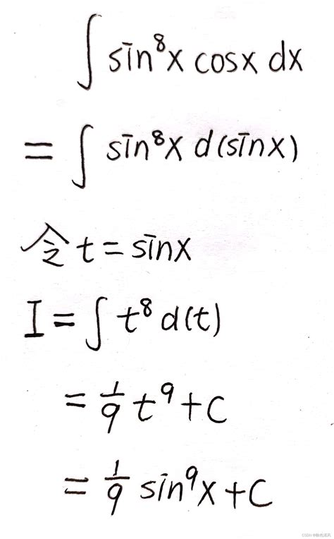 三角函数不定积分（三）凑微分若rsinx Cosx Csdn博客