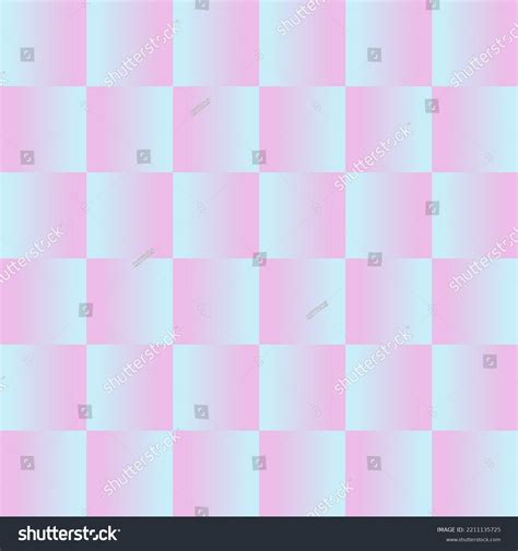 Gradient Checkerboard Pattern Candy Colors Vector Stock Vector Royalty Free 2211135725