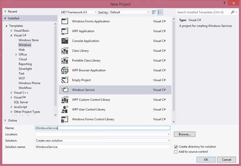 How To Create A Windows Serivce