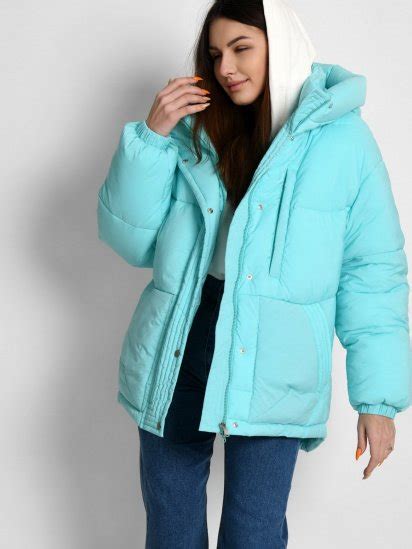 Зимова куртка Braska Ls 8900 12 для жінок колір Бірюзовий купити в Києві Україні в магазині