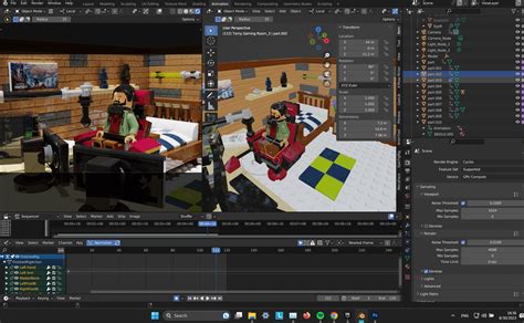 objects not visible on render r blender
