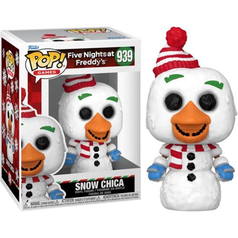 Фигурка Funko Pop Five Nights At Freddys Fnaf Holiday Snow Chica Фанко Поп ФНАФ Купить в
