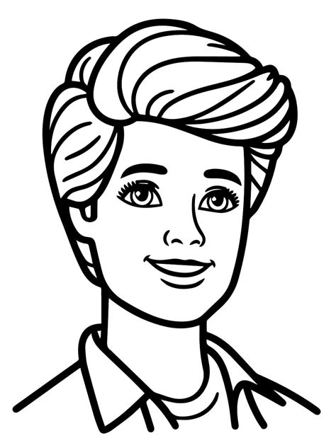 Desenhos De Retrato De Ken Para Colorir E Imprimir Colorir Info