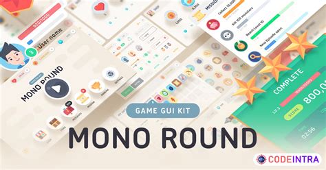 Gui Mono Round 2d Icons Unity Assets Codeintra