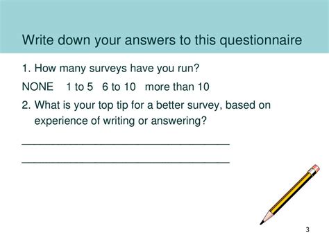 write down your answers to