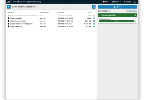 enterprise sftp file sharing ssh