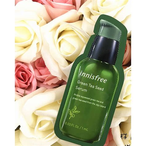【ส่งจากไทย】innisfree Green Tea Seed Serum 1ml Authentic From Thailand
