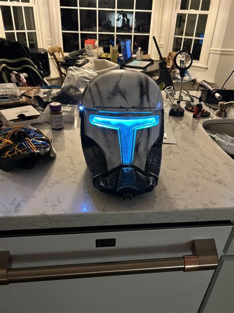 Scorch Helmet Finished Starting On The Body And Electronics R