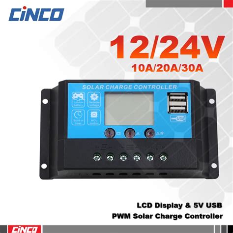 태양광 충전 컨트롤러 Lcd 5v Usb 10a 20a 30a 12v 24v 리튬 배터리용 태양 전지 패널 충전기 Agm 젤 배터리 전원 공급 장치 Solar