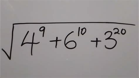 A Nice Math Algebra Problem Calculator NOT Allowed YouTube