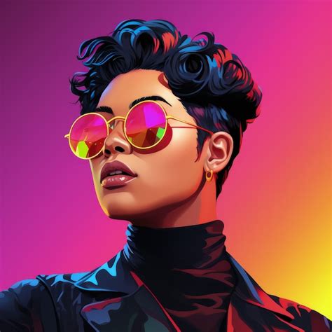 Free Ai Image Androgynous Avatar Of Non Binary Queer Person