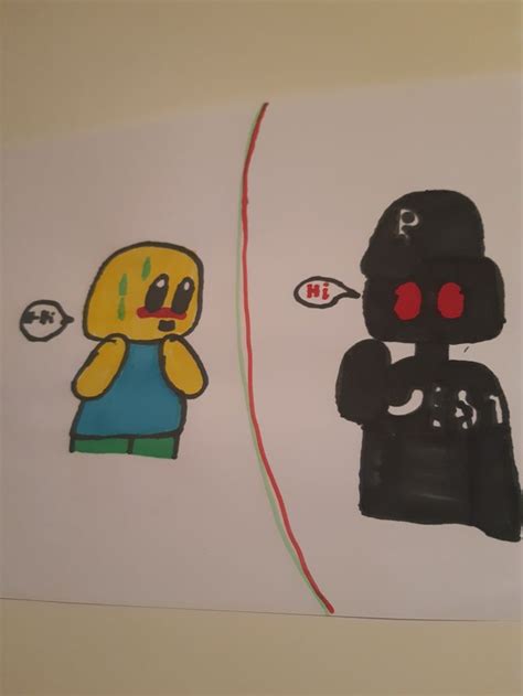 Roblox Noob Drawing Drawings Roblox Noob