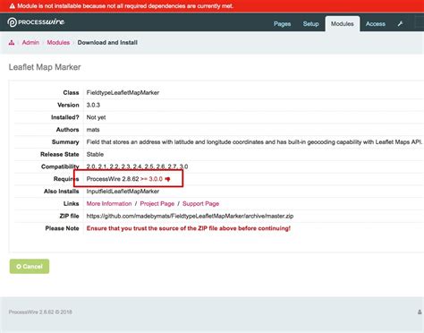 module leaflet map page 9 modules plugins processwire support forums