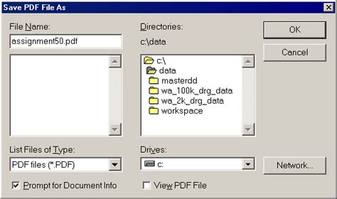 Saving A Document In Adobe Acrobat PDF Format Using Acrobat Writer