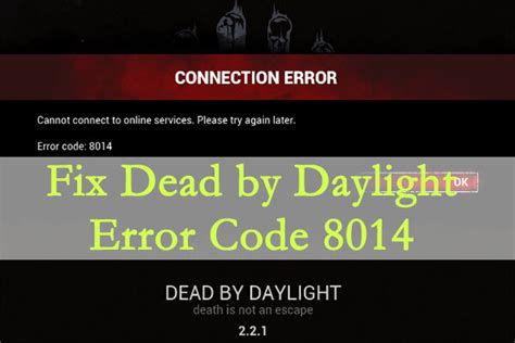 How To Fix The Dbd Error Code 8012 5 Methods Minitool Partition Wizard