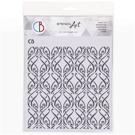 Texture Stencil Butterflies Pattern Mondo Fai Da Te