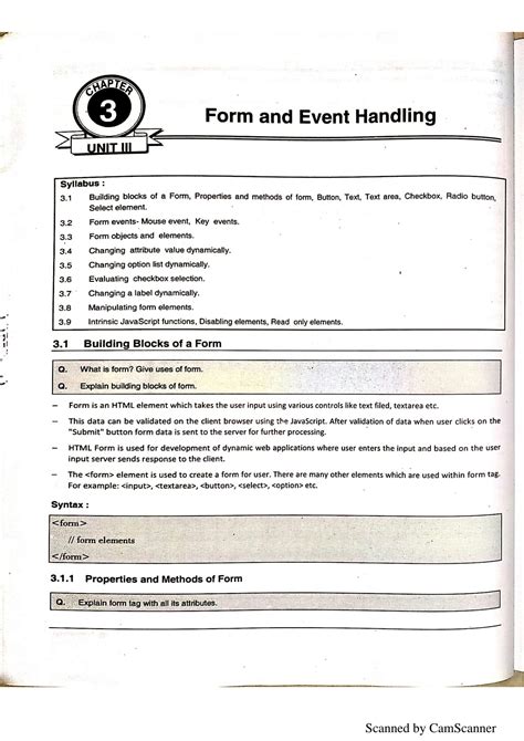 Solution Css Form And Event Handeling In Javascript Programming