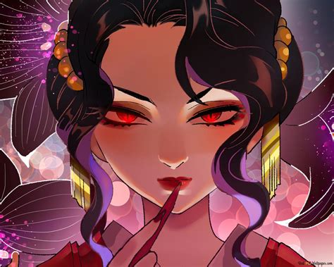 Demon Slayer Muzan Kibutsuji Female Form 4k Wallpaper Download