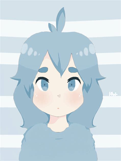 Blue Chibi Girl By Thatonekawaiiderp On Deviantart
