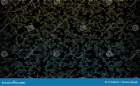 Abstract Big Data Visualization Colorful Flow Of Data As Numbers