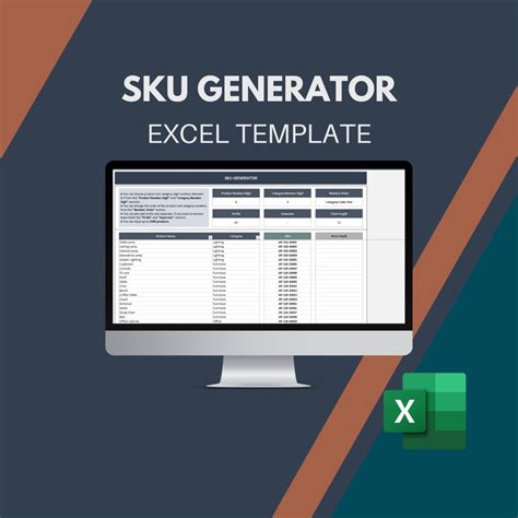 Sku Generator Excel Template Sku Barcode Generator Sku Creator