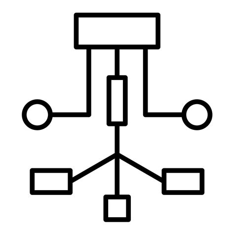 Workflow Line Icon Vector Art At Vecteezy