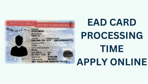 Ead Card How To Apply Processing Time Tracking Number