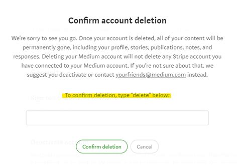 Please Improve The UI UX Of The Delete Account Page