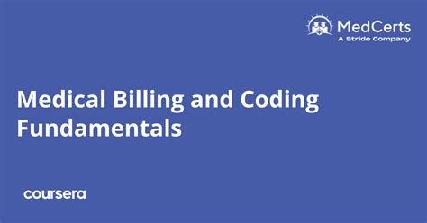 Medical Billing And Coding Fundamentals Coursera