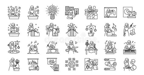 People Doing Different Activities Stock Illustrations 719 People