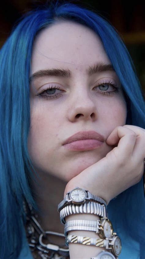 Billie Eilish 🖤 Blue Hair Billie Eilish Billie