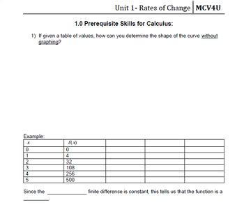 MCV U Full Course Lessons Exam Review By Ontario Secondary STEM Resources