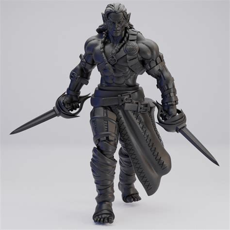 Hot Goblin Elven Barbarian