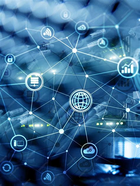 Premium Photo Computing Concept Technology Infrastructure Cloud