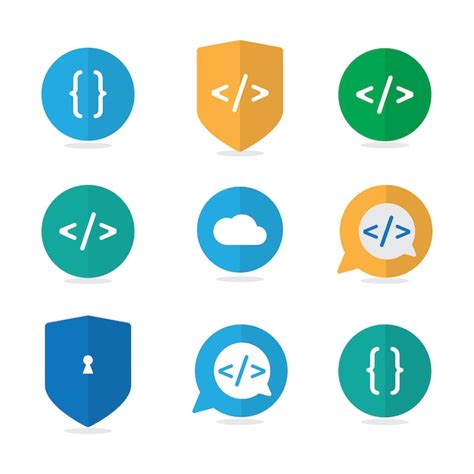 Premium Vector Coding Icon Vector