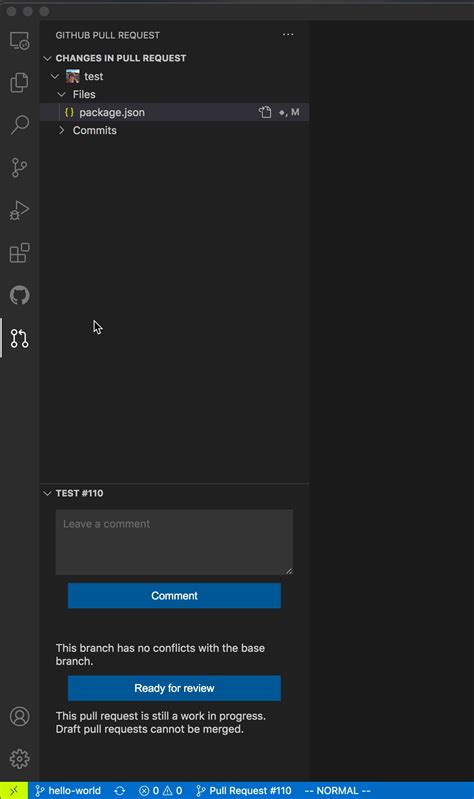 Separate View Containers For Pr And Issues List And The Active Pull Request · Issue 2371