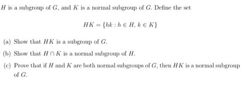 solved h is a subgroup of g and k is a normal subgroup of