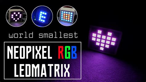 Rgb Led Matrix Using Neopixel 8 Steps With Pictures Instructables
