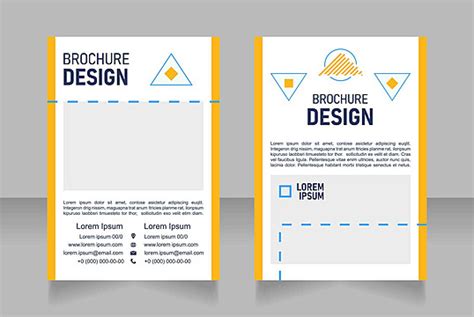 Neurology Course Blank Brochure Design Magazine Cover Article Vector