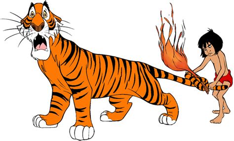 Shere Khan And Mowgli ~ The Jungle Book Disney Story Jungle Book Mowgli