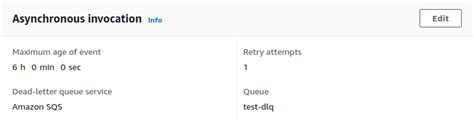 Amazon Web Services Using A Dead Letter Queue For Aws Lambda Errors Stack Overflow