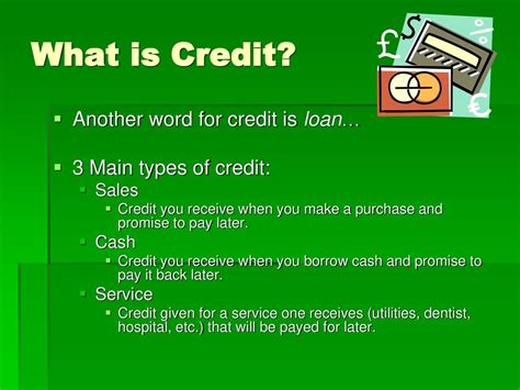 What Are The 3 Main Types Of Credit Leia Aqui What Are The Main Types