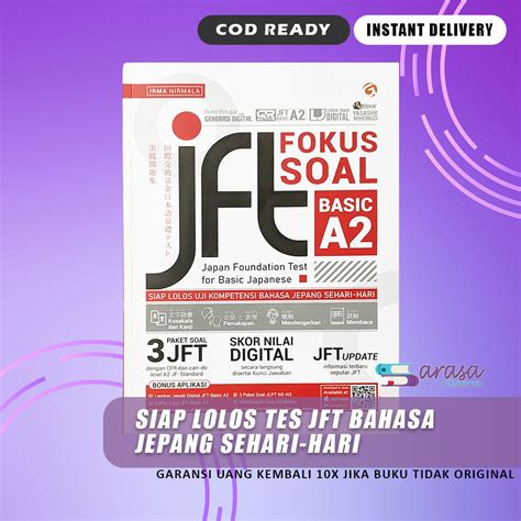 Buku Jft Fokus Soal Jft Basic A2 Japan Foundation Test Lazada Indonesia