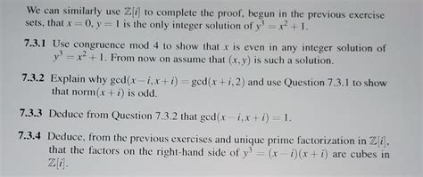 solved 7 3 4 deduce from the previous exercises and unique