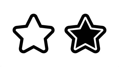 Star Icon Outline Design 59414712 Vector Art At Vecteezy