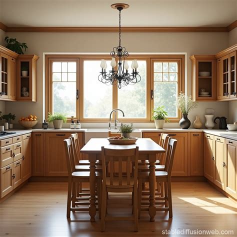 Classic Style Kitchen Interior Design Prompts Stable Diffusion Online