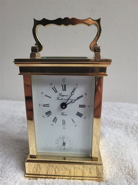 Carriage Clock L Epee Highly Polished Brass Cut Catawiki