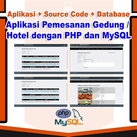 Jual Source Code Aplikasi Pemesanan Gedung Dengan Php Dan Mysql Source